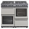Belling Country Classic 100cm Gas Range Cooker in Silver 444449443 ...