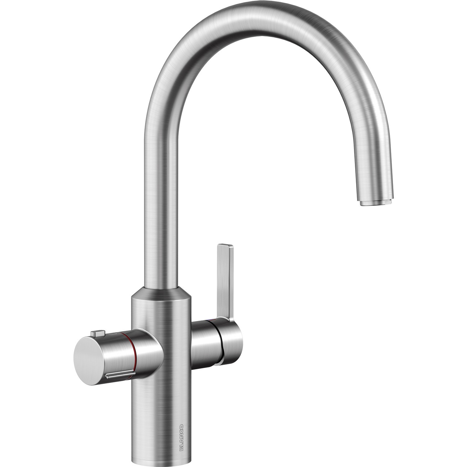 Blanco Tampera Dual Lever 3-in-1 Boiling Water Kitchen Tap - Silver ...