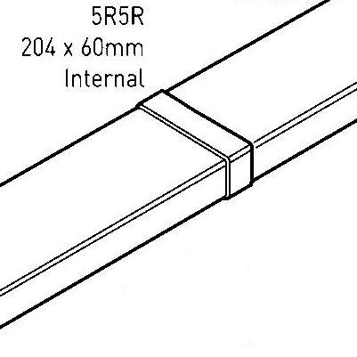 Elica 5R5R Connector for Rectangular Rigid Duct | Appliances Direct