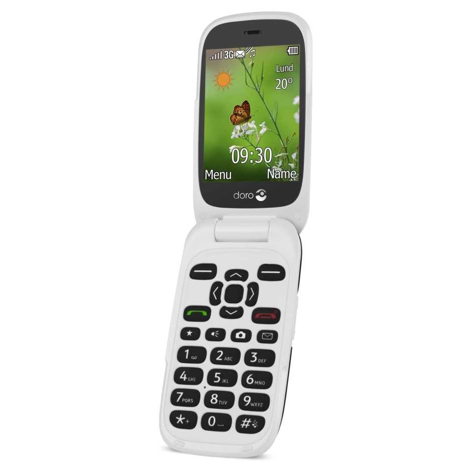 Doro 6530 with Charging Cradle Black/White 2.8" 3G Unlocked & SIM Free ...