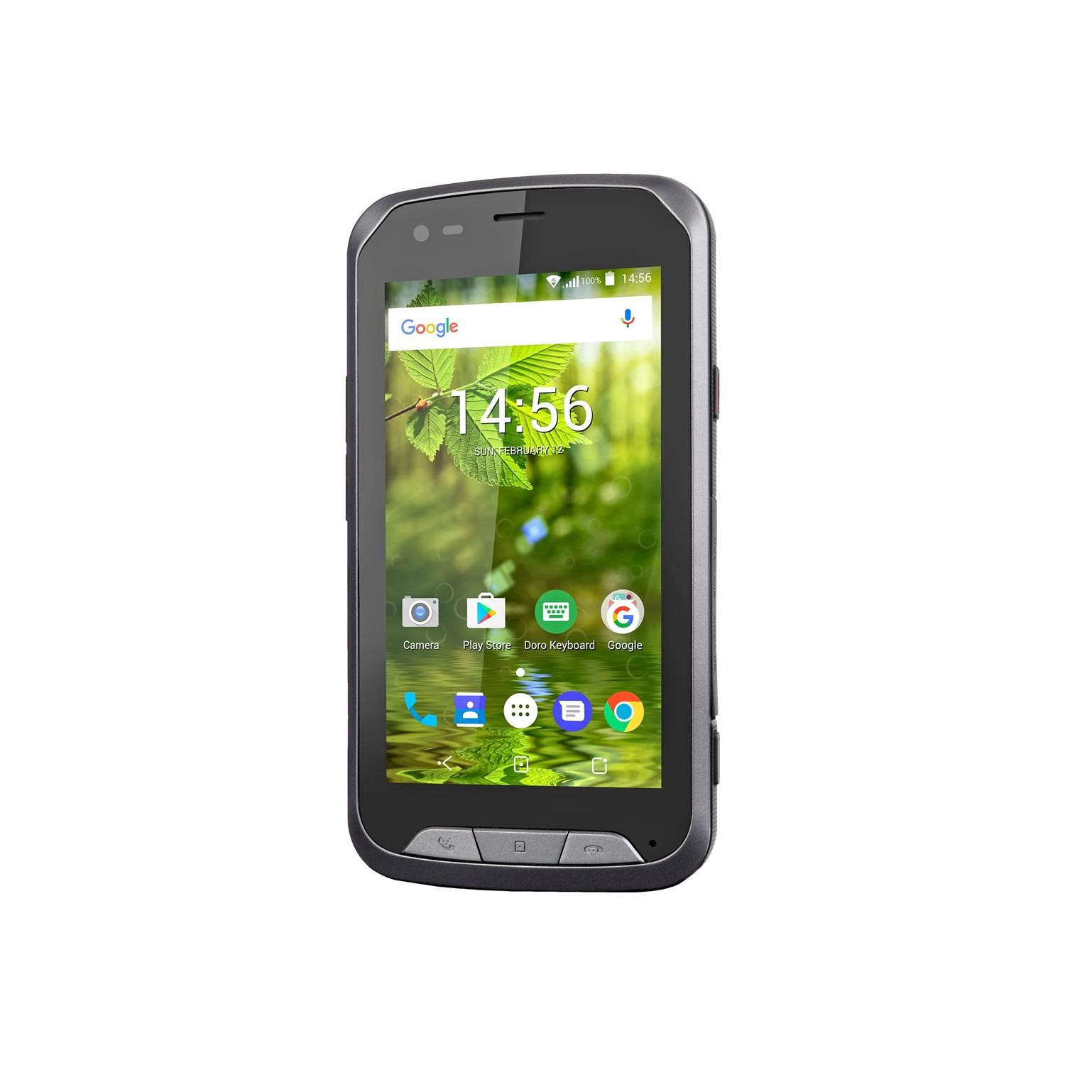 Doro 8020X Rugged IP67 Smartphone Black 4.5" 8GB 4G Unlocked & SIM Free ...