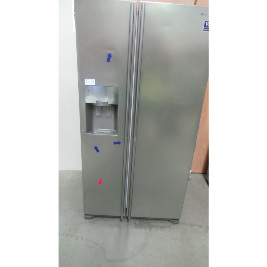 GRADE A3 - Samsung RS7567BHCSP H-series American Fridge Freezer With Ice And Water Dispenser ...