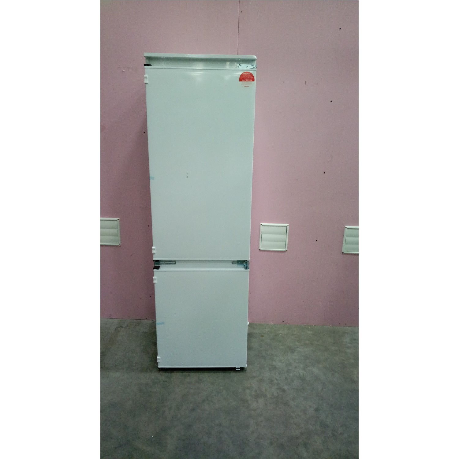 GRADE A3 - Baumatic BRCI3180E 54cm Wide 70-30 Integrated Upright Fridge ...