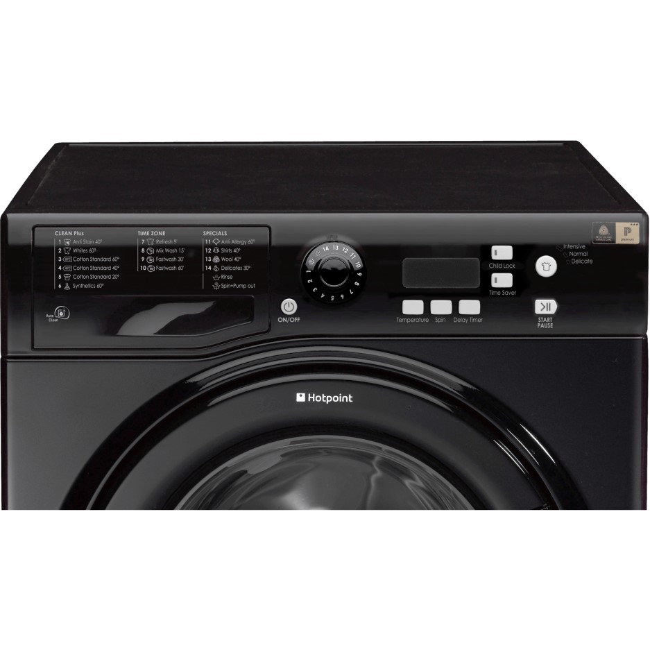 Hotpoint WMXTF742K Extra 7kg 1400 Spin Washing Machine - Black ...