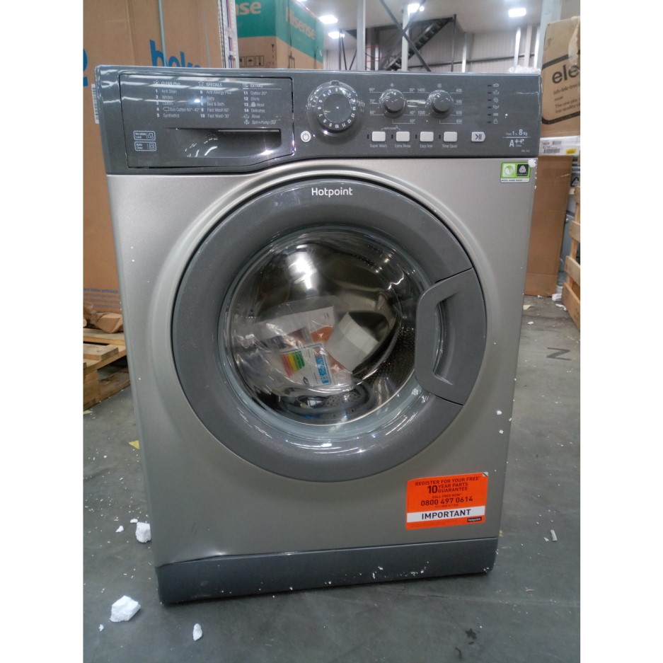 GRADE A3 - Hotpoint FML842GUK Aquarius 8kg 1400rpm Freestanding Washing ...