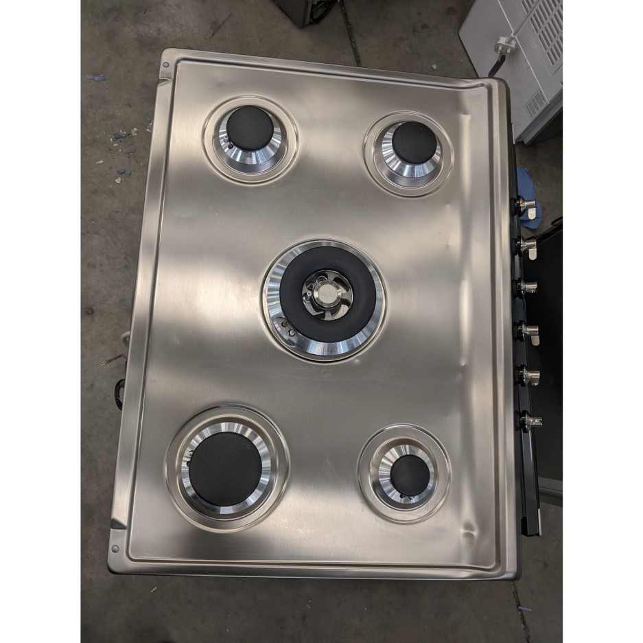 GRADE A2 - Smeg SE70SGH-5 Classic 70cm Gas Hob with Cast Iron Pan ...