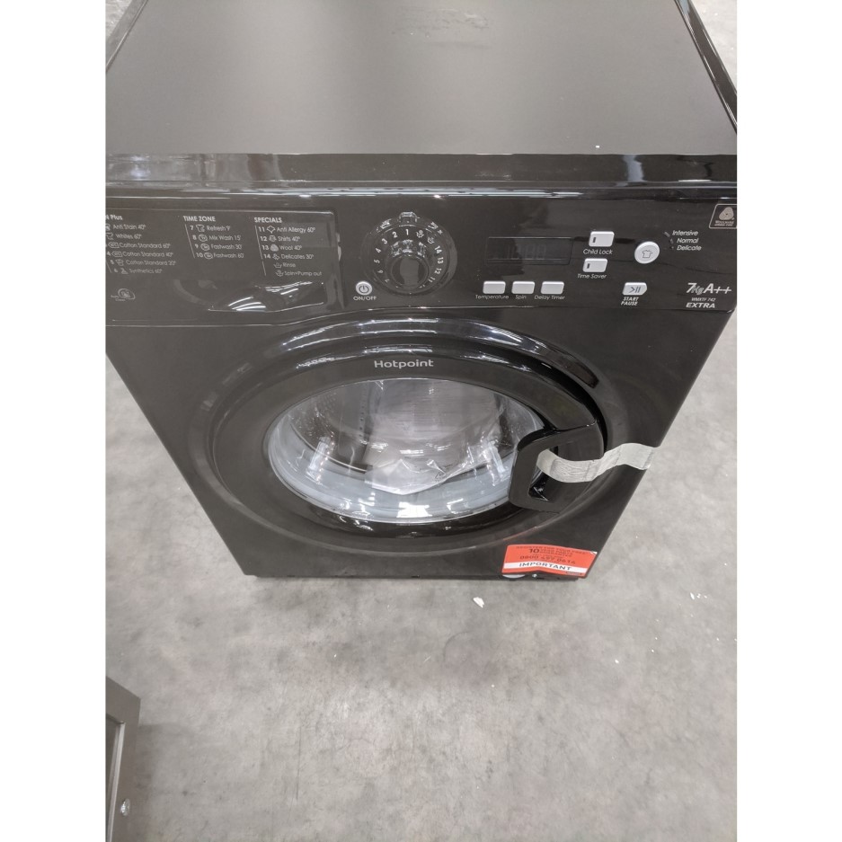 GRADE A3 - Hotpoint WMXTF742K Extra 7kg 1400 Spin Washing Machine ...