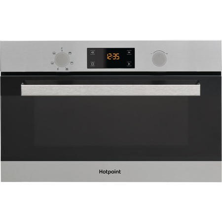 Hotpoint Built-In 1000W Microwave with Grill - Stainless Steel MD344IXH ...