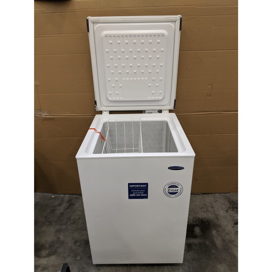 GRADE A2 - Ice King CF131W 131 Litre Chest Freezer 65cm Deep Frost Free ...