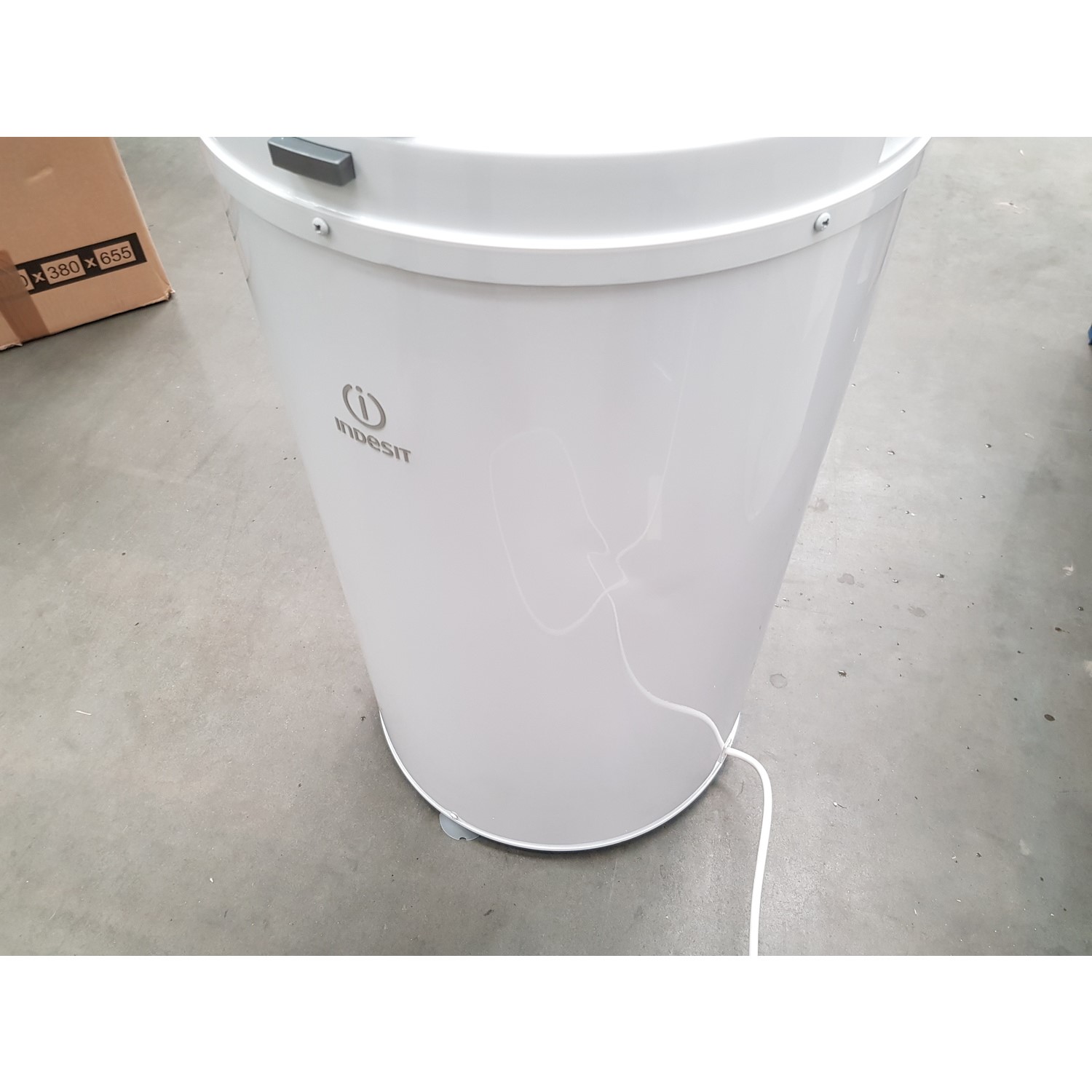 GRADE A2 - Indesit NISDP429 4kg Freestanding Spin Dryer With Pump Drain ...