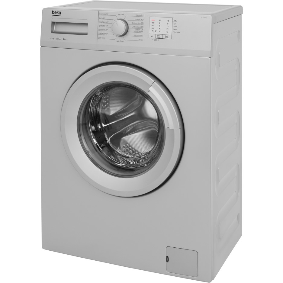 Beko WTG50M1S 5kg 1000rpm Freestanding Washing Machine - Silver ...