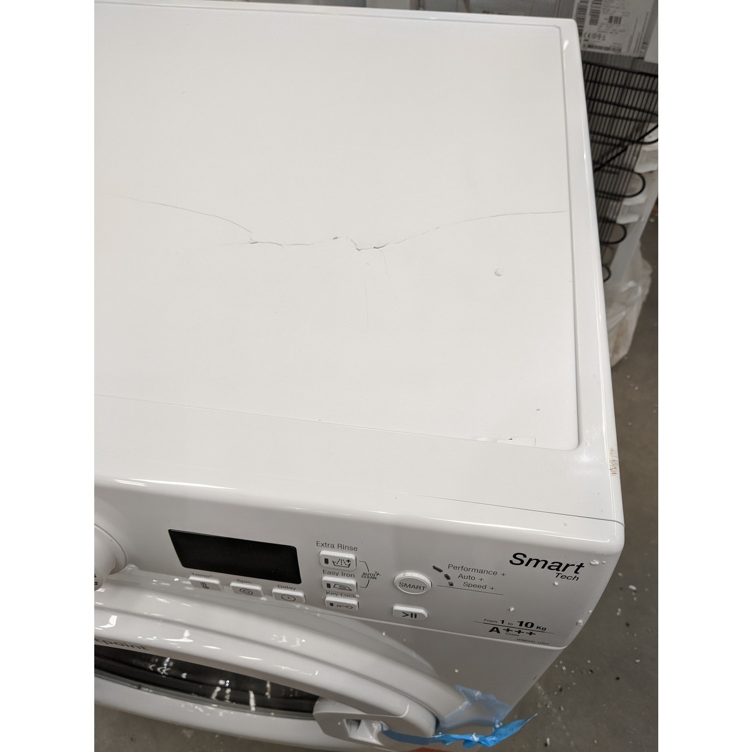 GRADE A3 - Hotpoint WMFUG1063P 10kg 1600rpm Freestanding Washing ...