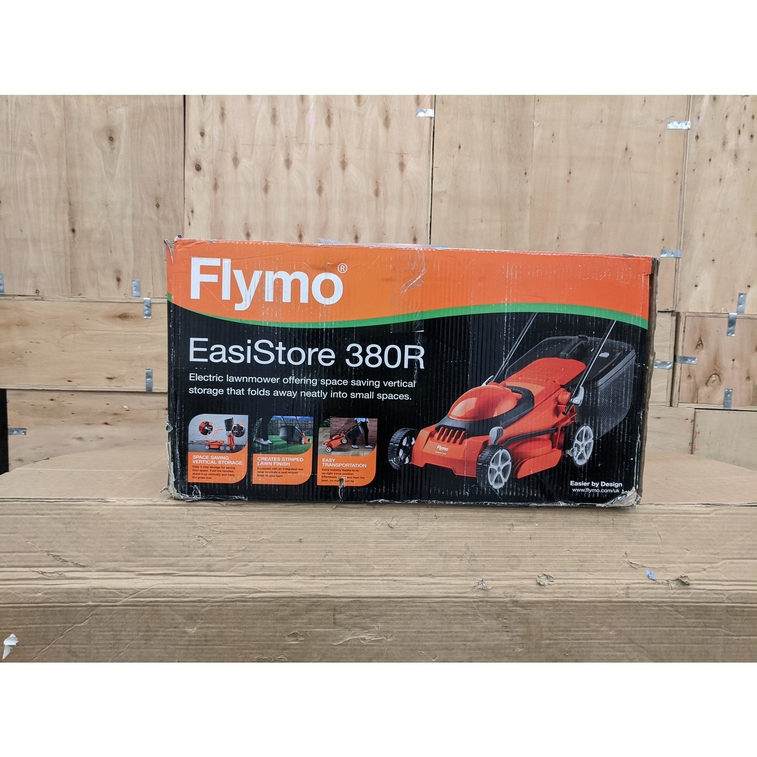 Refurbished Flymo HUS967987501 EasiStore 380R Rotary Lawn Mower ...