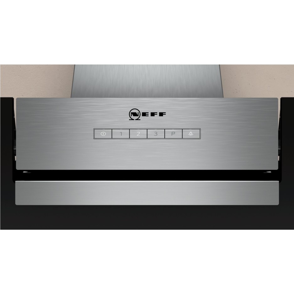 Neff D85IEE1S0B N30 80cm Angled Cooker Hood - Black | Appliances Direct