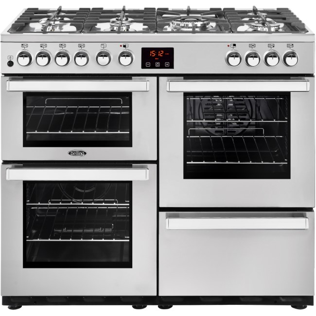 Belling 444444081 Cookcentre 100DF Professional 100cm Dual Fuel Range ...
