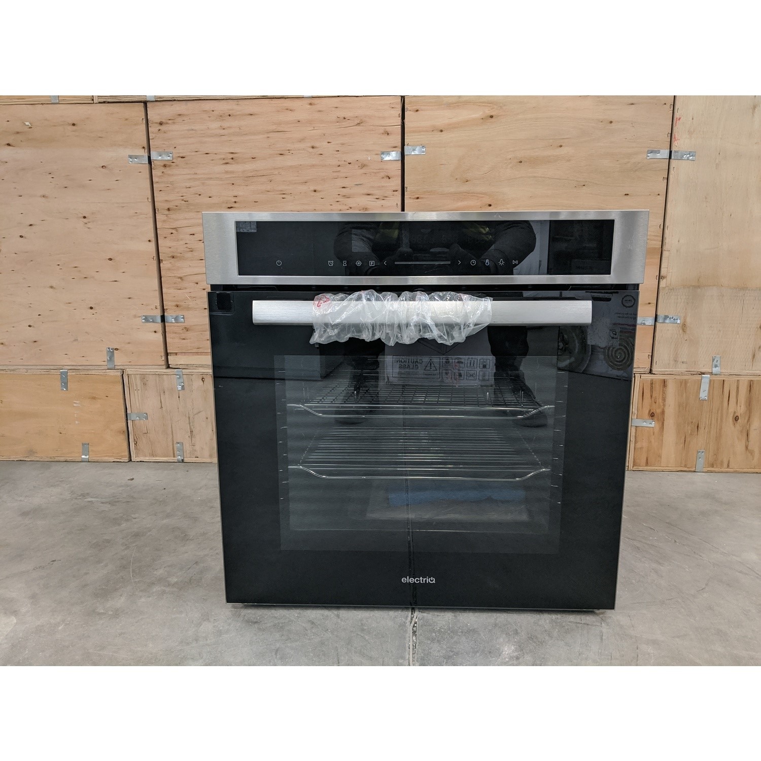 Refurbished electriQ EQOVENM4STEEL 60cm Single Built In Electric Oven ...