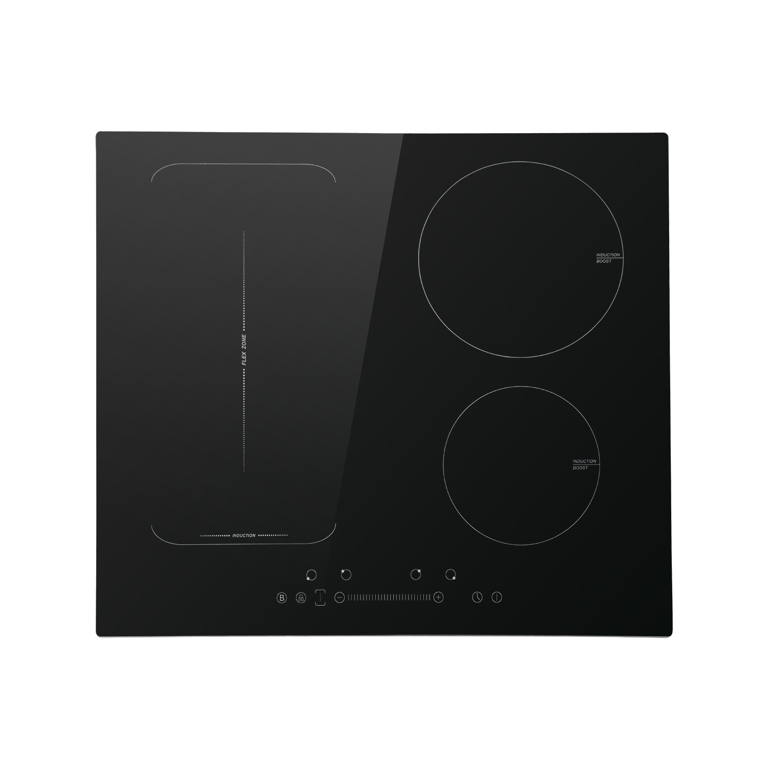 Refurbished electriQ 60cm Four Zone Induction Hob with Bridge Zone ...