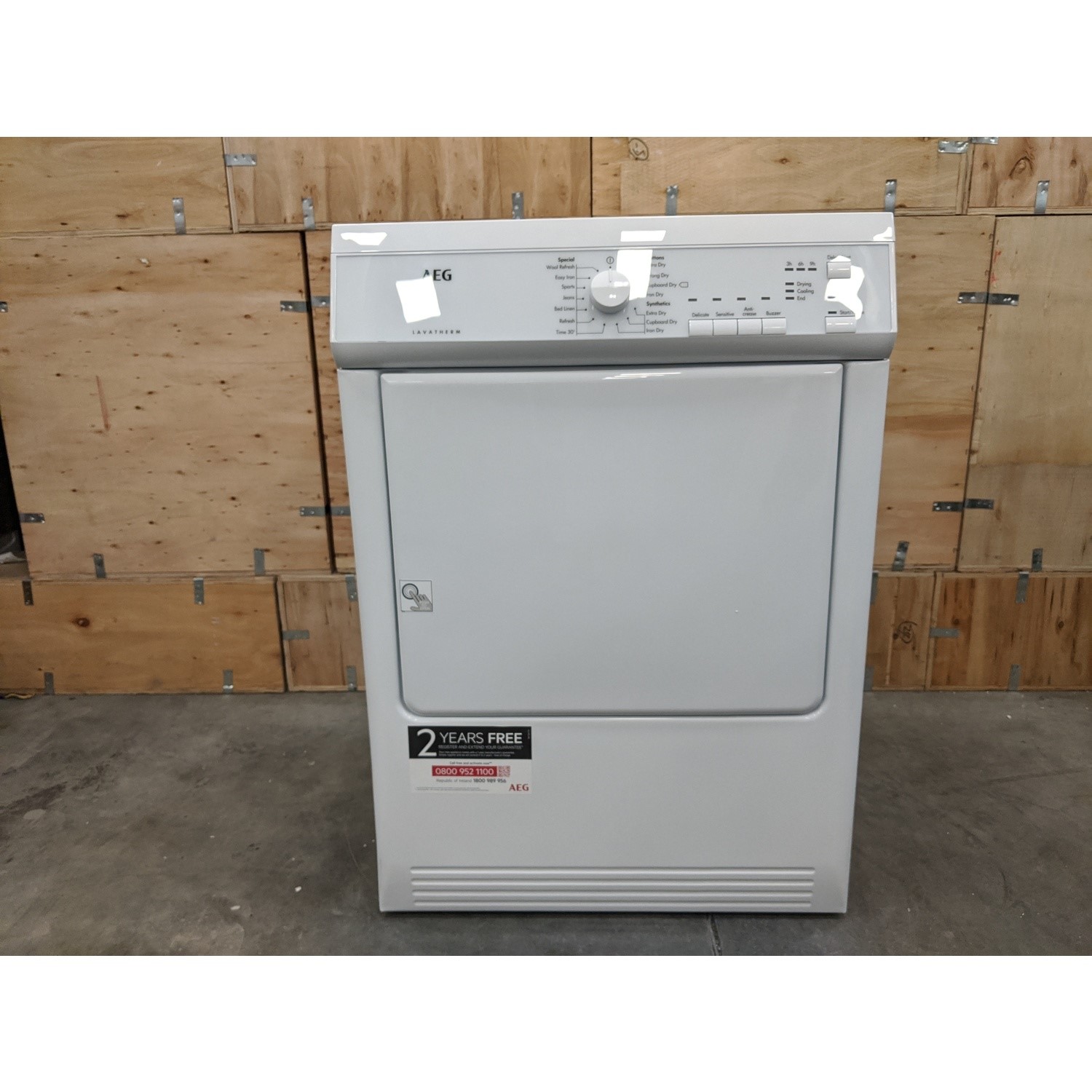 Refurbished AEG T65170AV 7kg Freestanding Vented Tumble Dryer - White ...