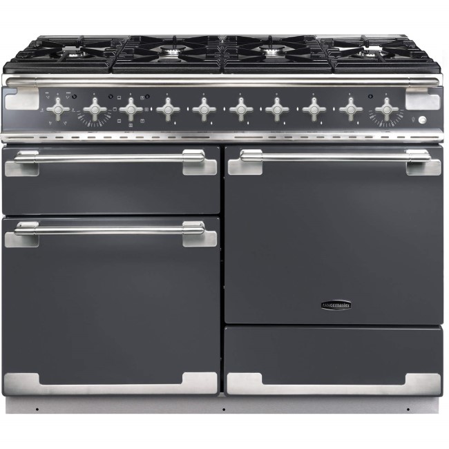 Rangemaster ELS110DFFSL Elise 110cm Dual Fuel Range Cooker - Slate Grey ...