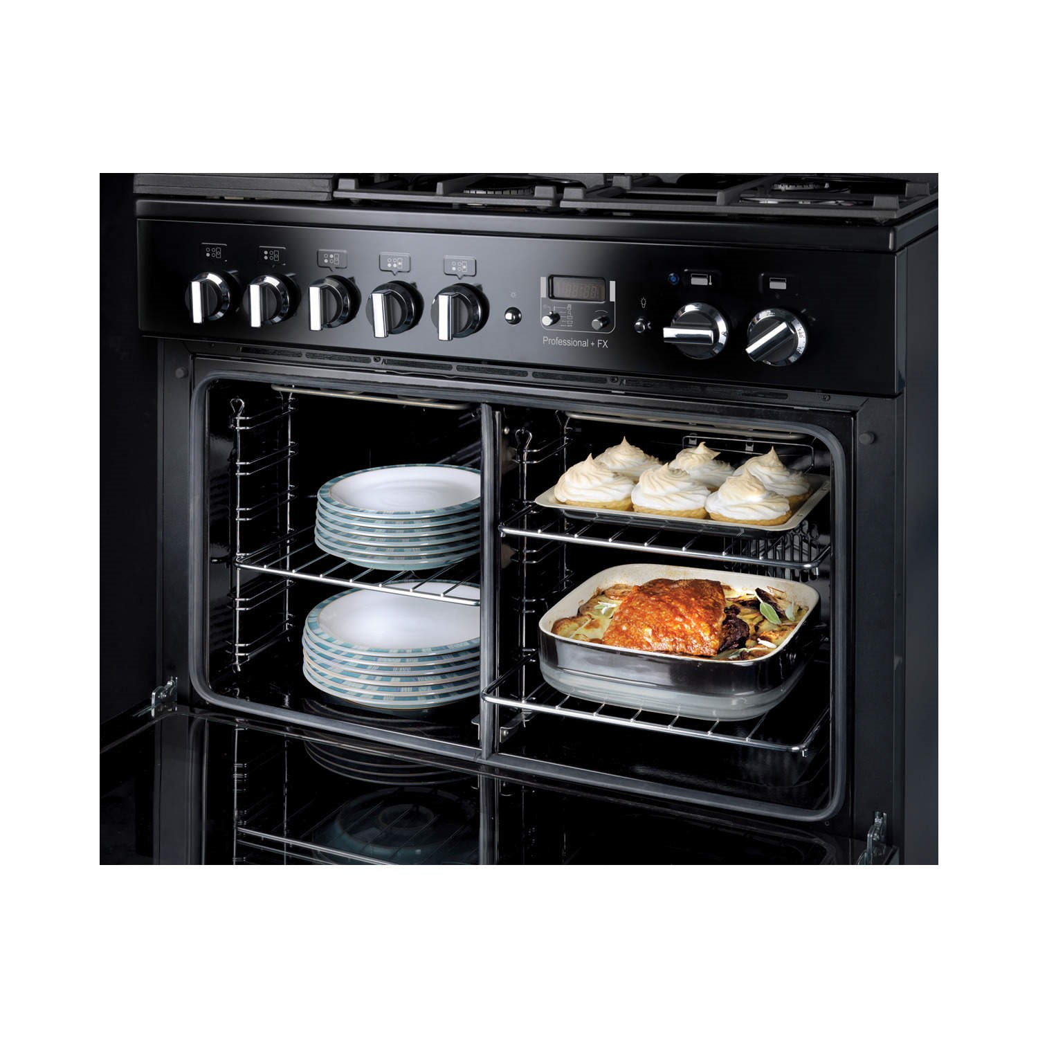 Rangemaster Professional Plus FX 90cm Dual Fuel Range Cooker ...