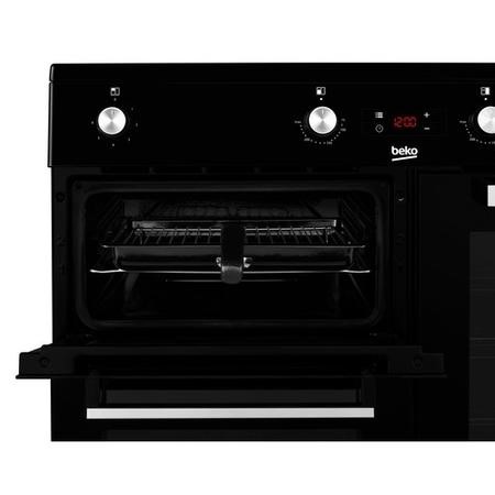 Beko 90cm Electric Range Cooker with Induction Hob - Black KDVI90K ...