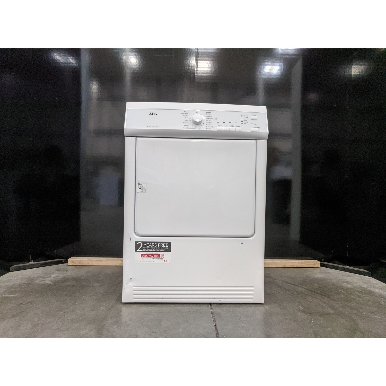 Refurbished AEG T65170AV Freestanding Vented 7KG Tumble Dryer White ...