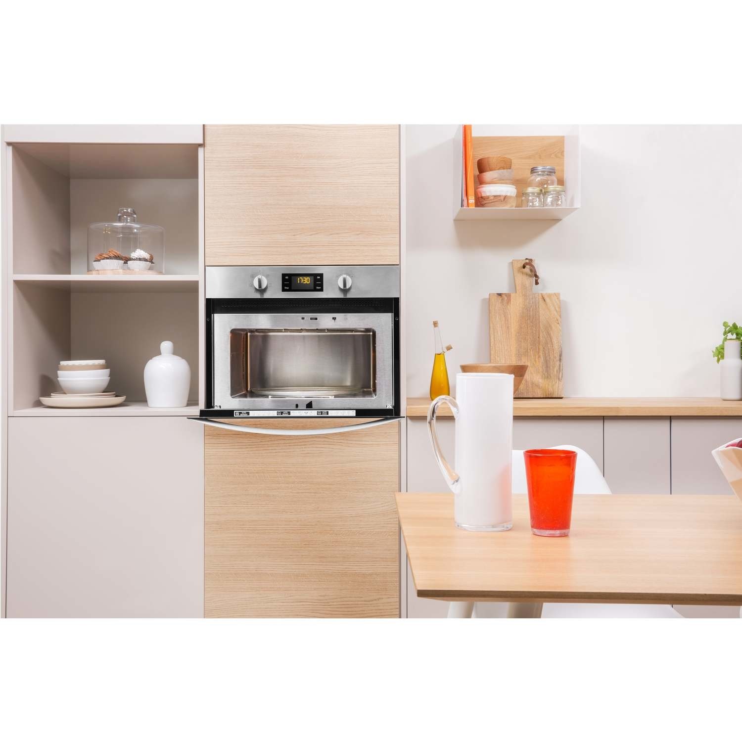 Indesit Built-In Microwave with Grill - Stainless Steel MWI3443IX ...