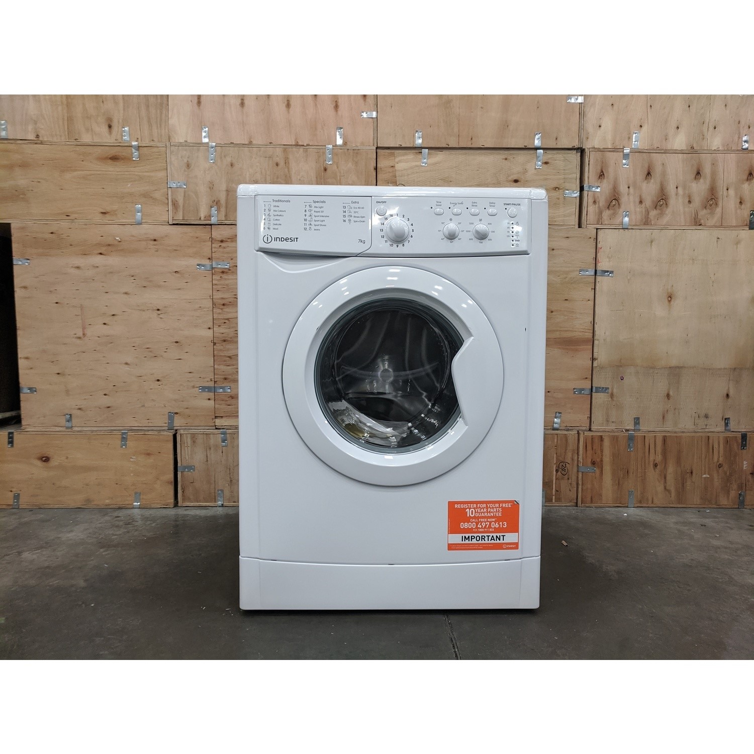 Refurbished Indesit EcoTime IWC71252WUKN Freestanding 7KG 1200 Spin ...