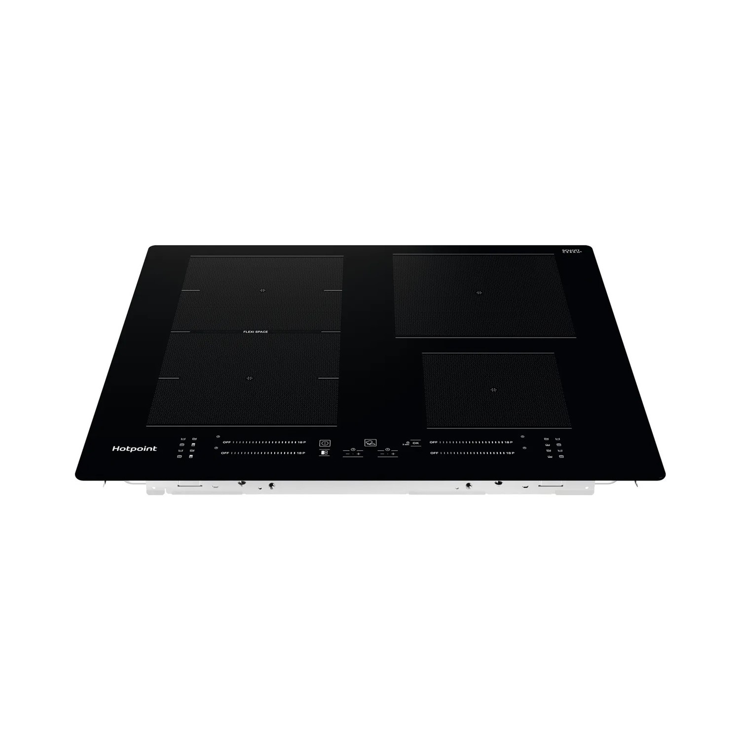 Hotpoint 59cm 4 Zone Induction Hob with Flexi Space TS5760FNE ...
