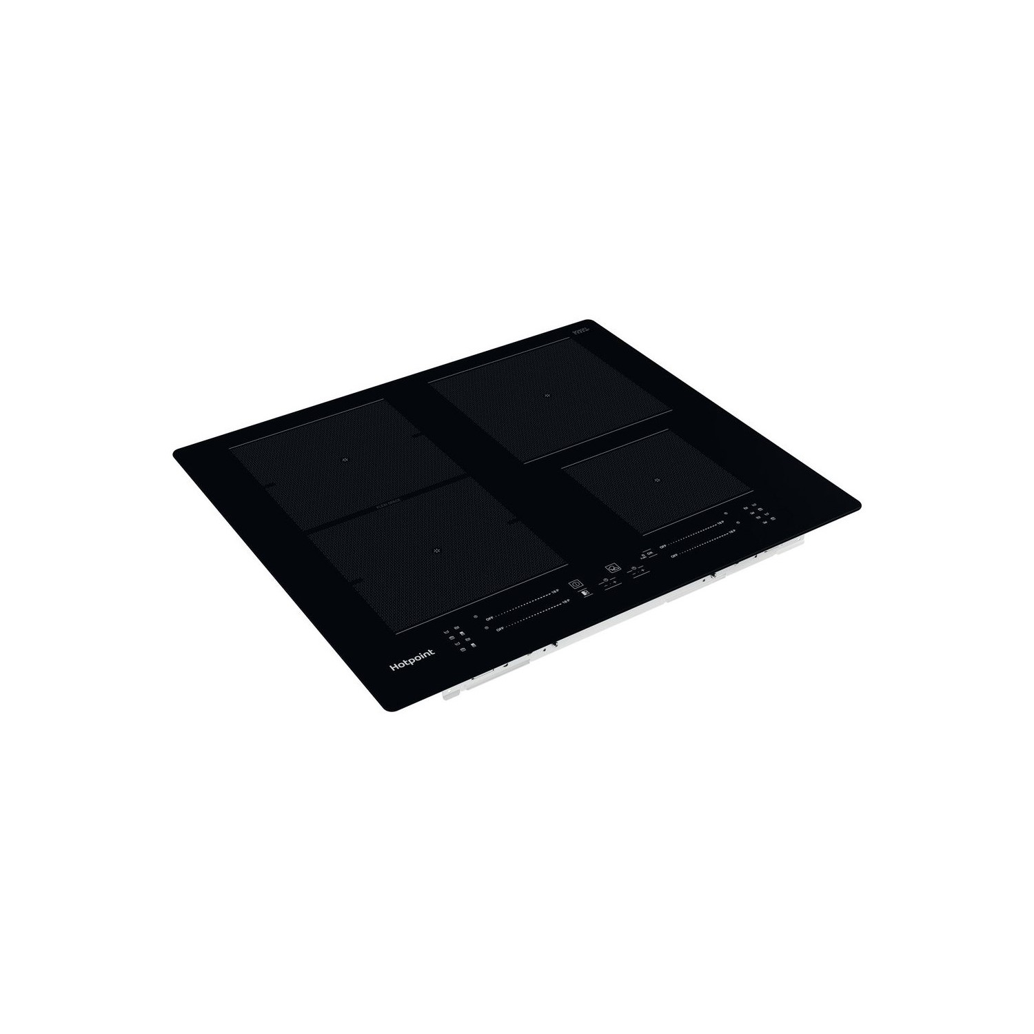 Hotpoint 59cm 4 Zone Induction Hob with Flexi Space TS5760FNE ...