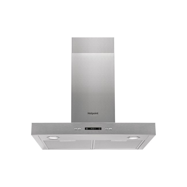 Hotpoint 60cm Slimline Chimney Cooker Hood - Stainless Steel ...