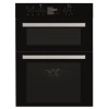 Indesit Aria Electric Built In Double Oven - Black IDD6340BL ...