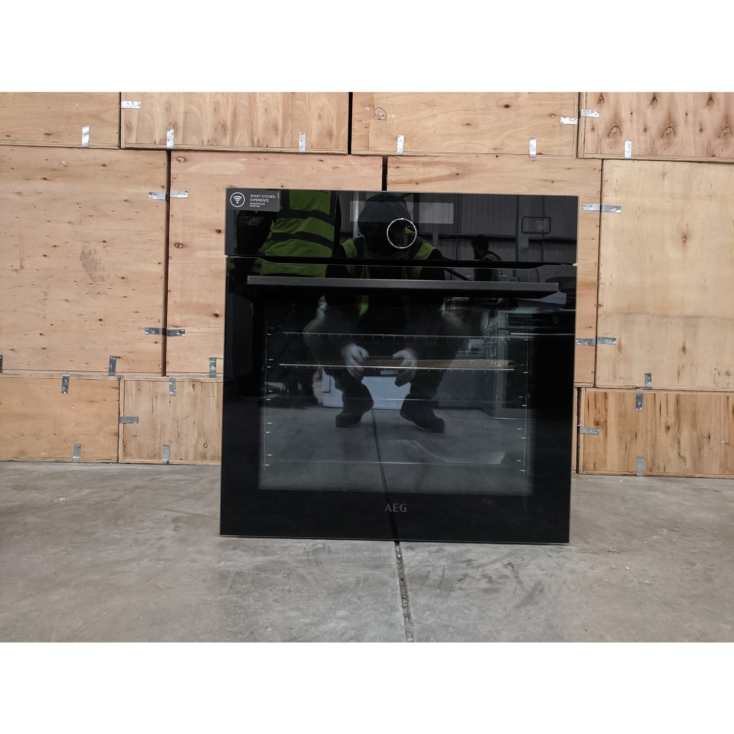 Refurbished AEG 7000 Series BSK978330B 60cm Single Built In Electric ...