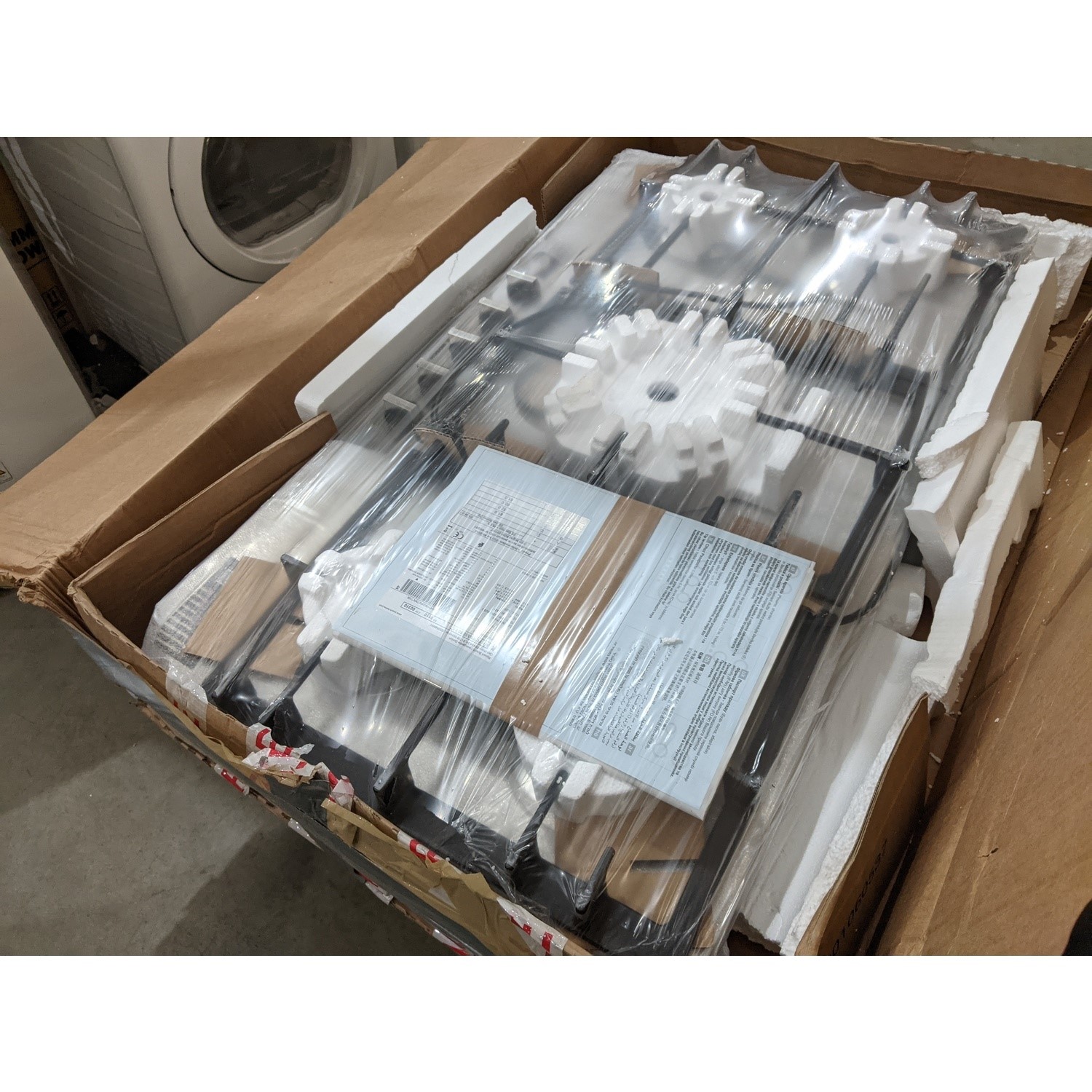 Refurbished Bosch Serie 6 PCR9A5B90 90cm 5 Burner Gas Hob Stainless ...