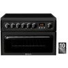 Hotpoint 60cm Double Oven Electric Cooker - Black HAE60KS | Appliances ...
