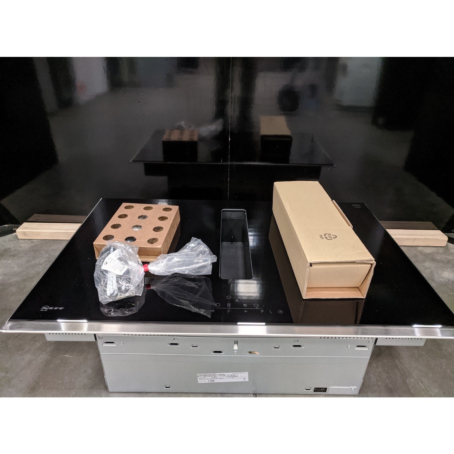 Refurbished Neff N70 T48TD7BN2 80cm 4 Zone Venting Induction Hob ...