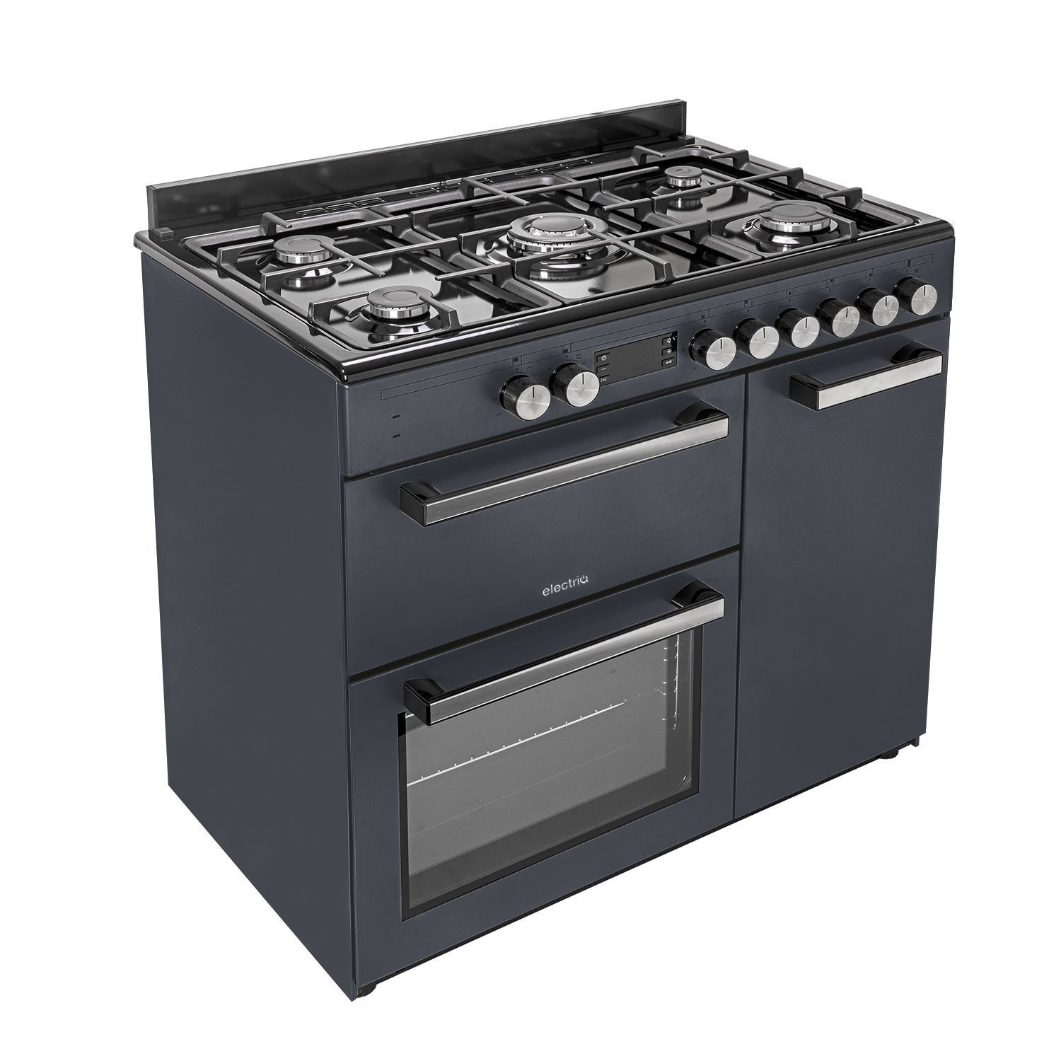 Refurbished electriQ IQRANGE90CG 90cm Dual Fuel Triple Cavity Range ...