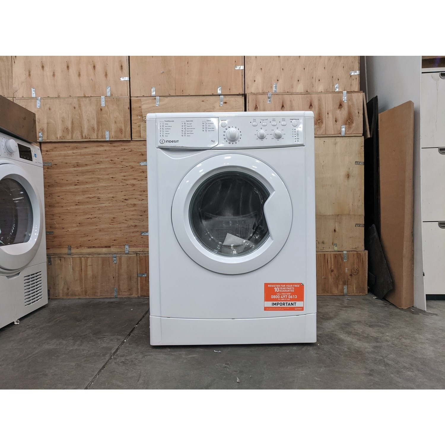 Refurbished Indesit EcoTime IWC71252WUKN Freestanding 7KG 1200 Spin ...