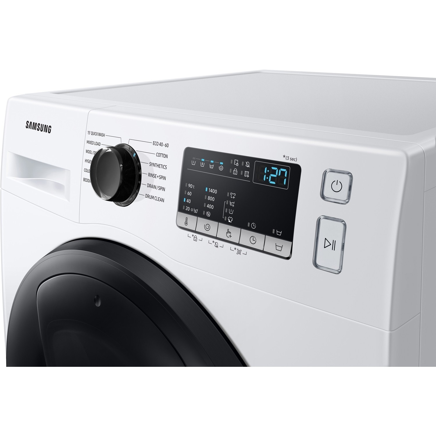 Samsung Series 4 9kg 1400 Spin Freestanding Washing Machine - White ...
