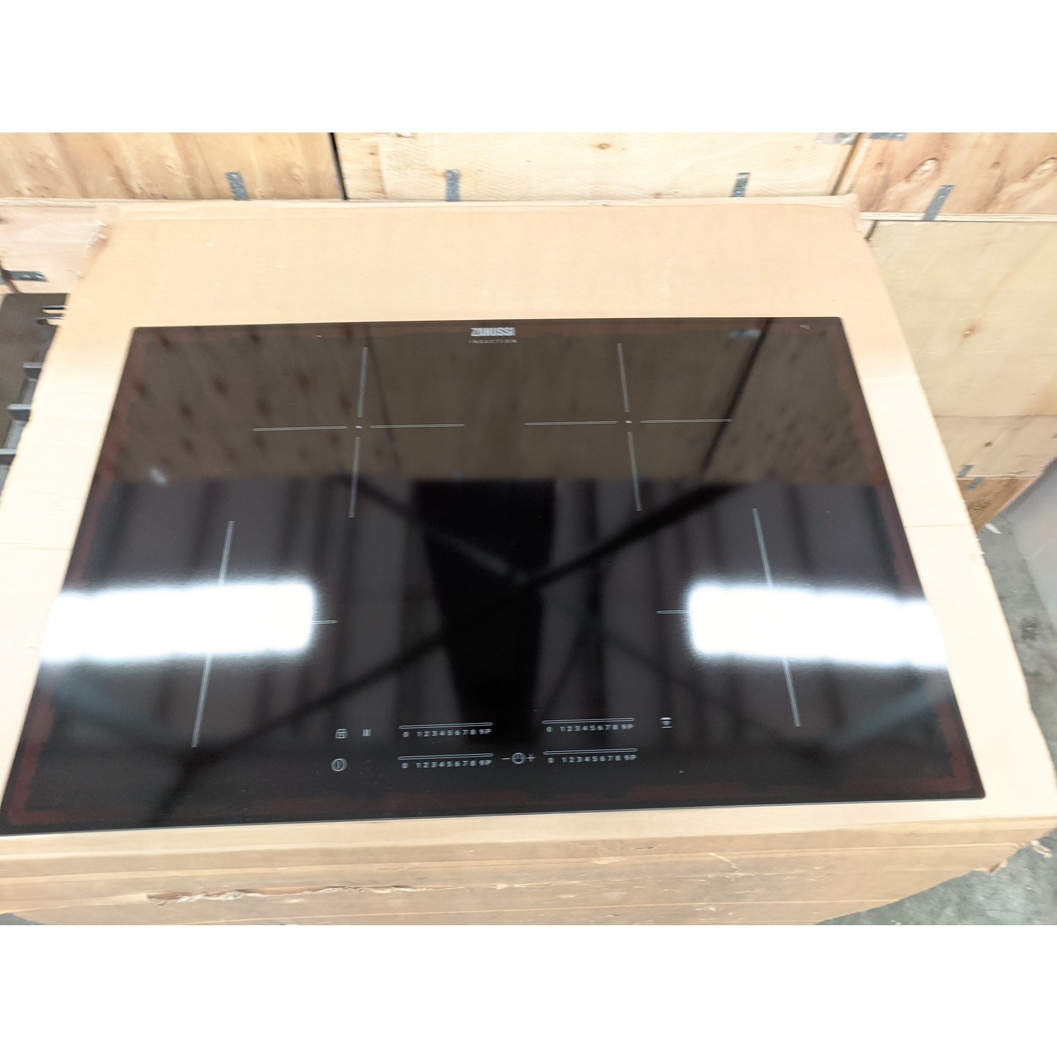 Refurbished Zanussi Series 20 ZITN844K 78cm 4 Zone Induction Hob ...