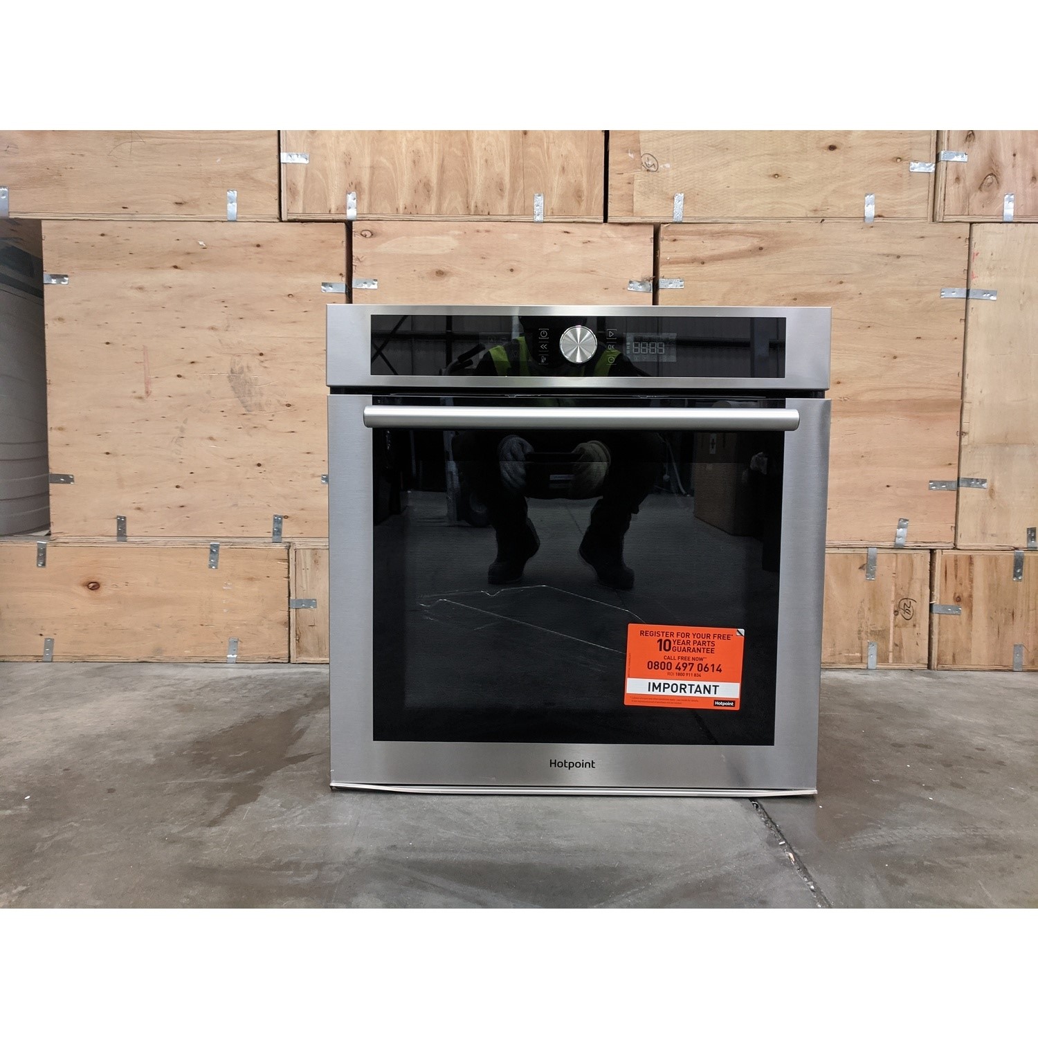 Refurbished Hotpoint SI4854PIX 60cm Single Built In Electric Pyrolytic ...