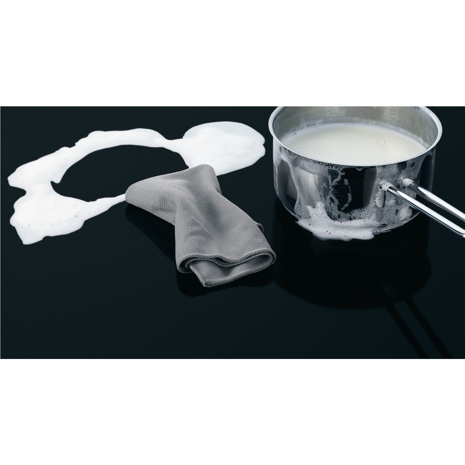 AEG 59cm 4 Zone Induction Hob with Bevelled Edge IKB64401FB ...