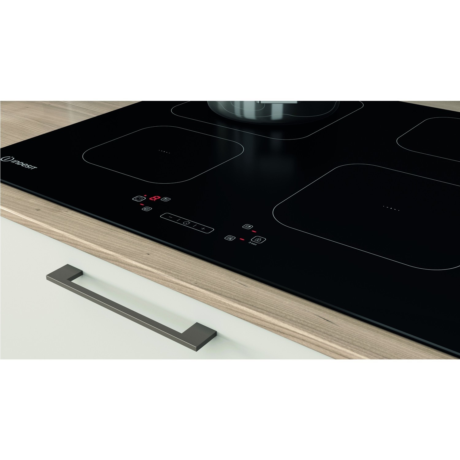 Indesit 60cm 4 Zone Induction Hob IS83Q60NE | Appliances Direct