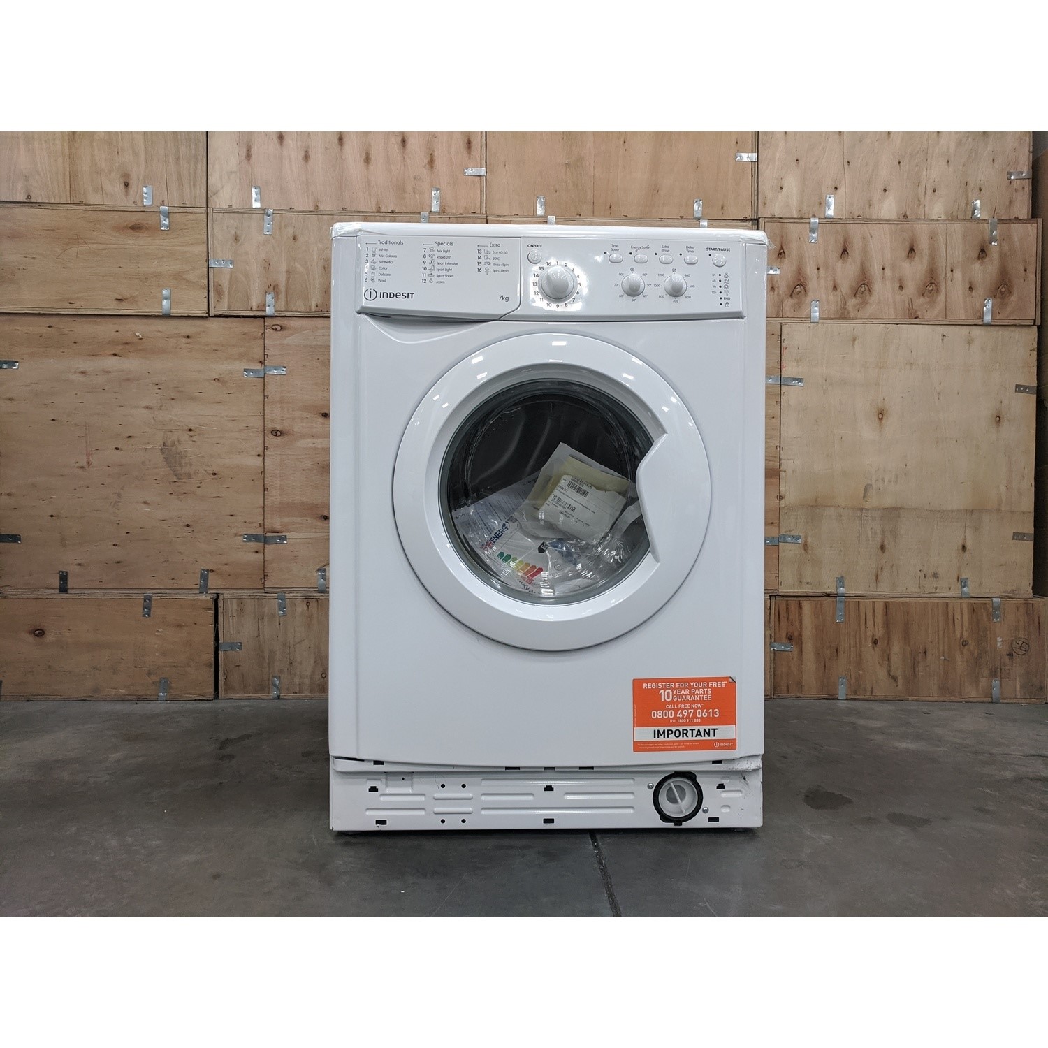 Refurbished Indesit IWC71252WUKN EcoTime Freestanding 7KG 1200 Spin ...