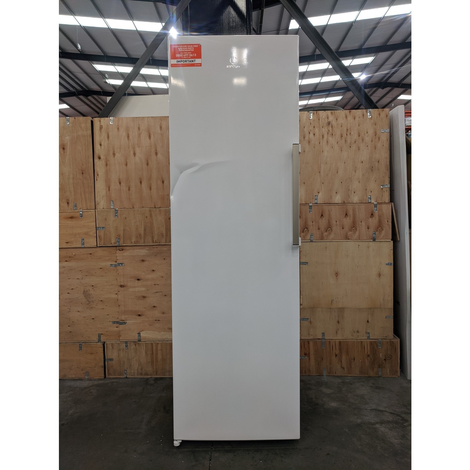 Refurbished Indesit UI8F1CWUK1 Freestanding 260 Litre Tall Freezer ...
