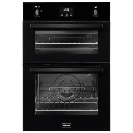 Stoves Built-In Gas Double Oven - Black 444444843 | Appliances Direct