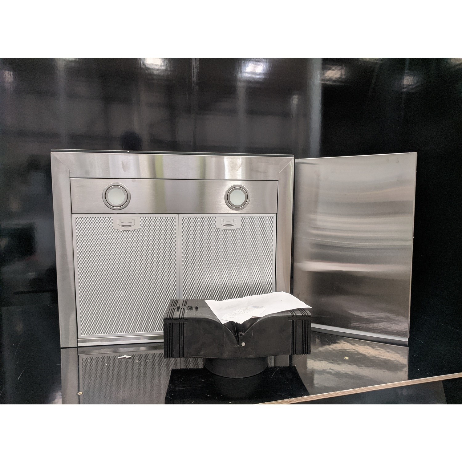 Refurbished CDA EVP61SS 60cm Slimline Chimney Cooker Hood Stainless ...