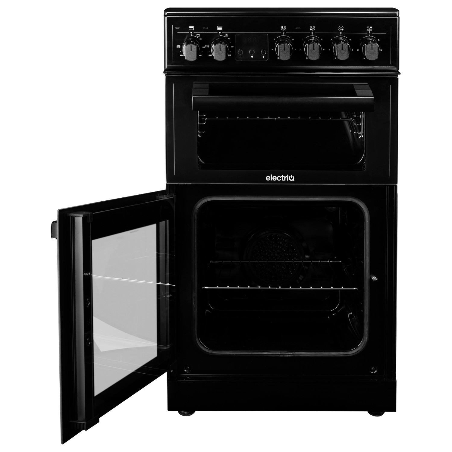electriQ 50cm Double Cavity Electric Cooker - Black EQEC50B3 ...