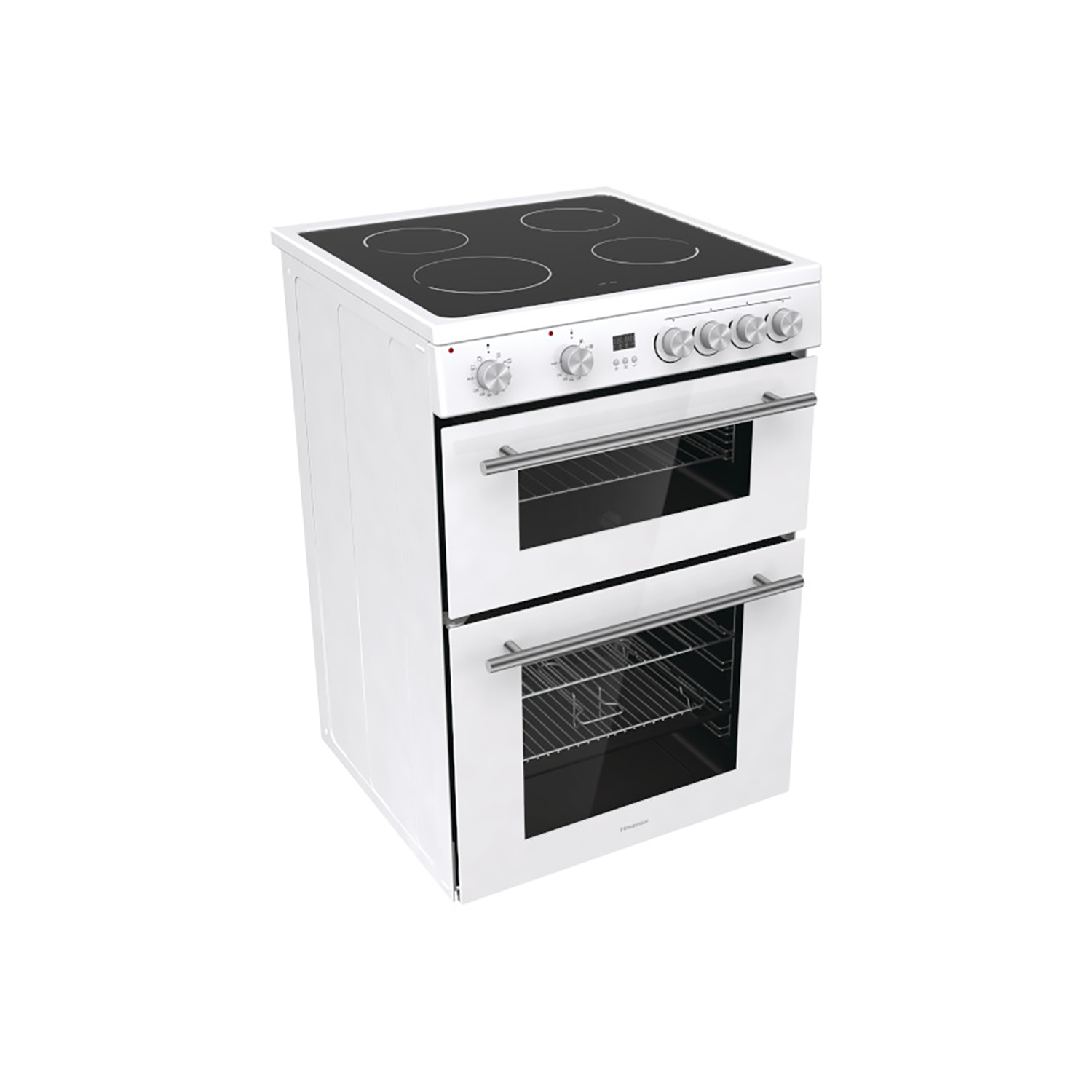 Hisense 60cm Electric Cooker - White HDE3211BWUK | Appliances Direct