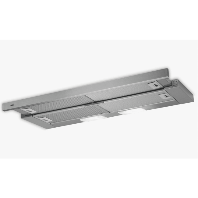 AEG 90cm Telescopic Canopy Cooker Hood - Silver DPB3931S | Appliances ...